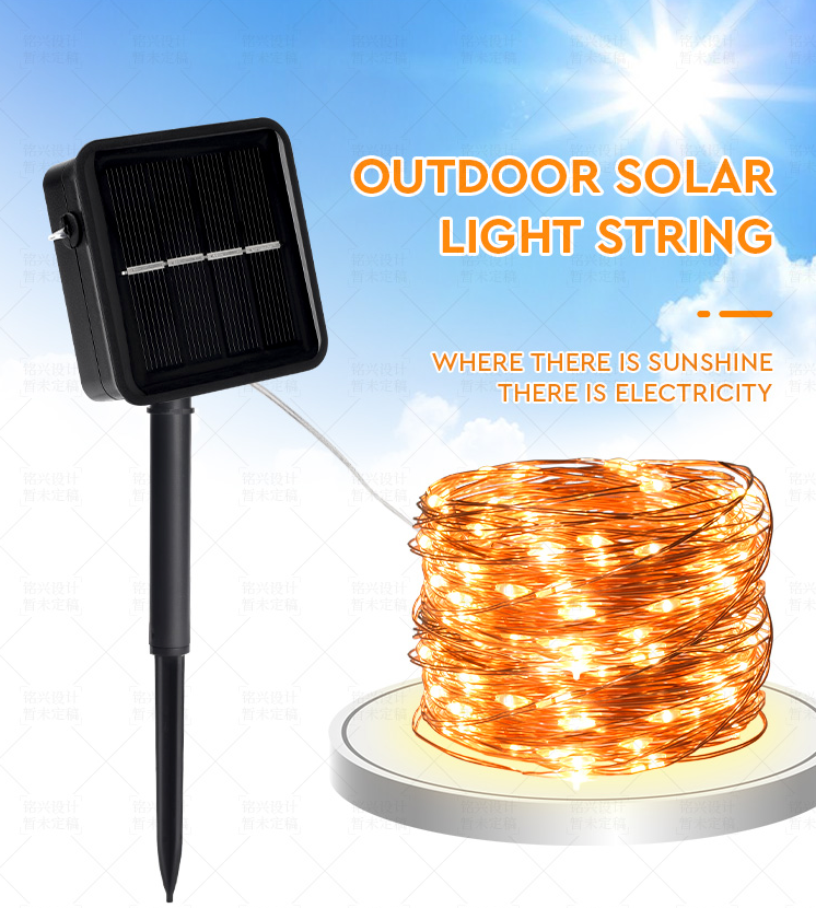 Best Bright Solar Fairy Lights Led Strings Outdoor Garden Waterproof ...